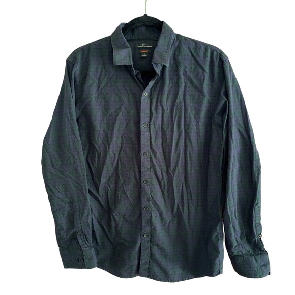 Marc Anthony | Shirts | 52 Marc Anthony Slim Blue Green Black ...